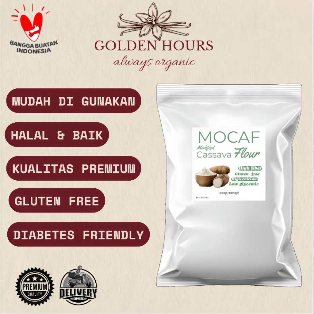 Jual Tepung Mokaf/Cassava Modified Flour/Tepung Singkong Gluten free ...