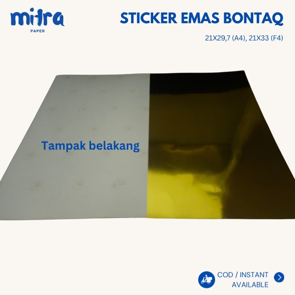 Jual Sticker Emas / Bontaq Emas Merk Camel Ukuran A4/F4 | Shopee Indonesia
