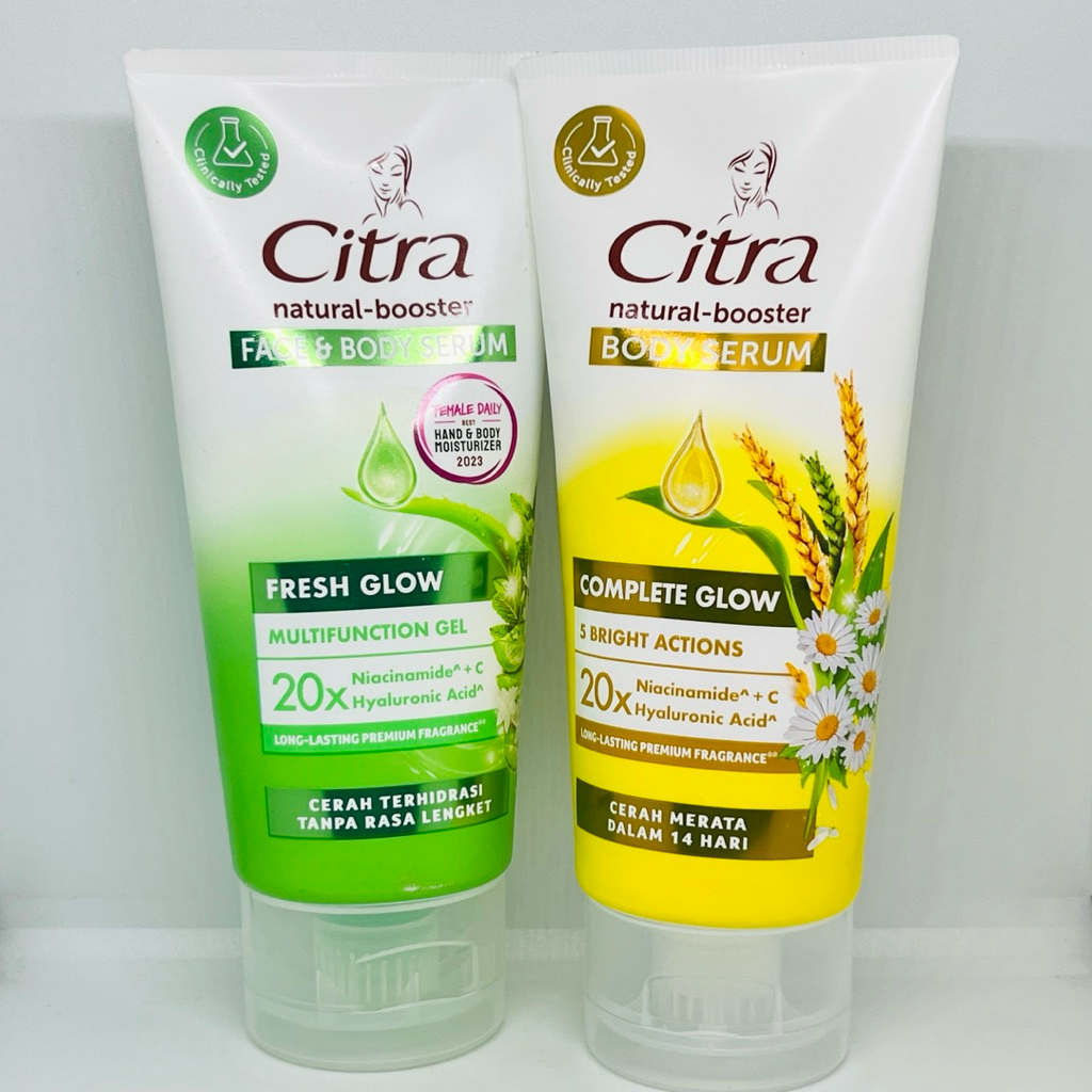 Jual Citra Natural Booster Body Serum Hydrating Fresh Glow Complete ...