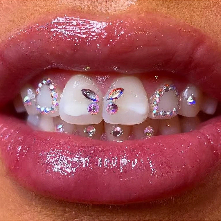 Jual TERMURAH !! 5 Pcs Diamond Gigi Mix Warna / Berlian Gigi / Diamond ...