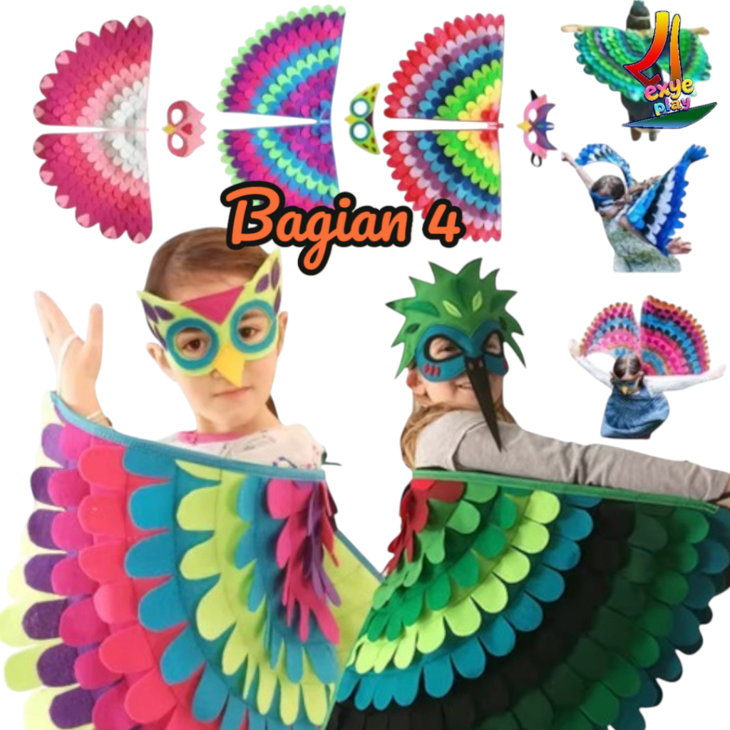 Jual kostum sayap / Kostum Sayap Burung / Baju Karnaval / Kostum Hewan ...