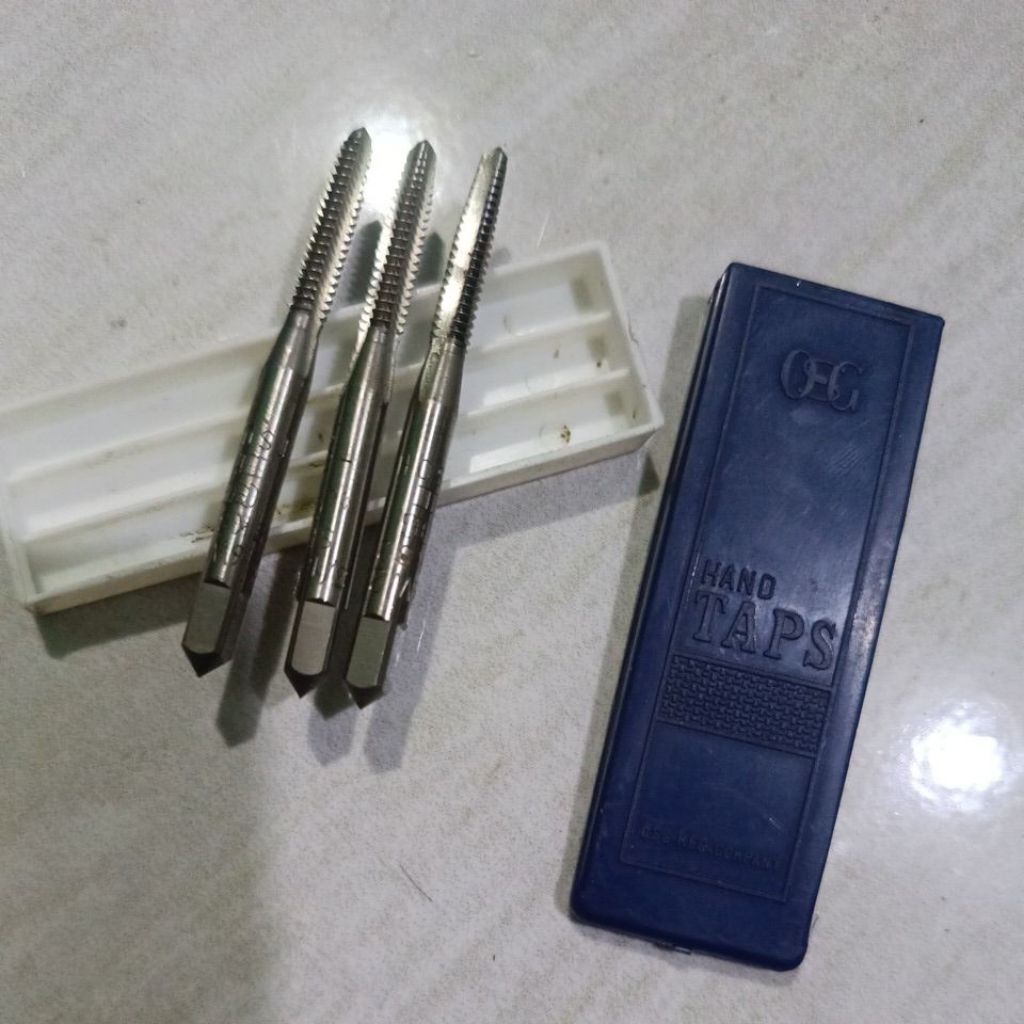 Jual hand tap 3/16 w 24 ( isi 3 ) osg jepang | Shopee Indonesia