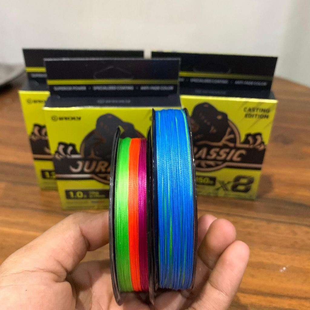 Jual Benang PE IROLY JURRASIC X8 150m MultiColor | Shopee Indonesia