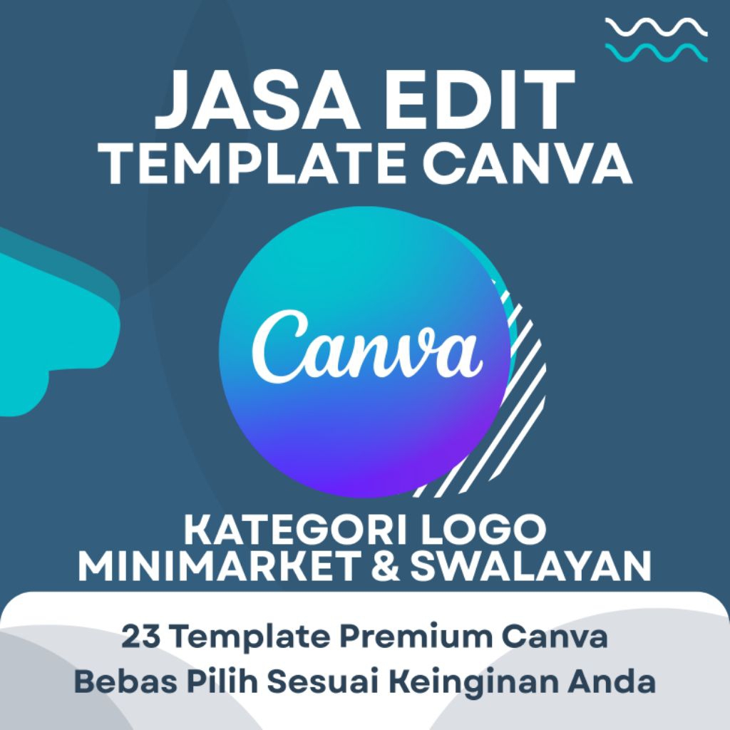 Jual Jasa Edit Template Logo Minimarket dan Swalayan Premium Canva ...