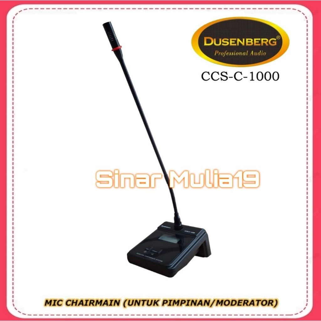 Jual Mic Wireless Conference Podium DusenBerg CCS C1000 | Shopee Indonesia