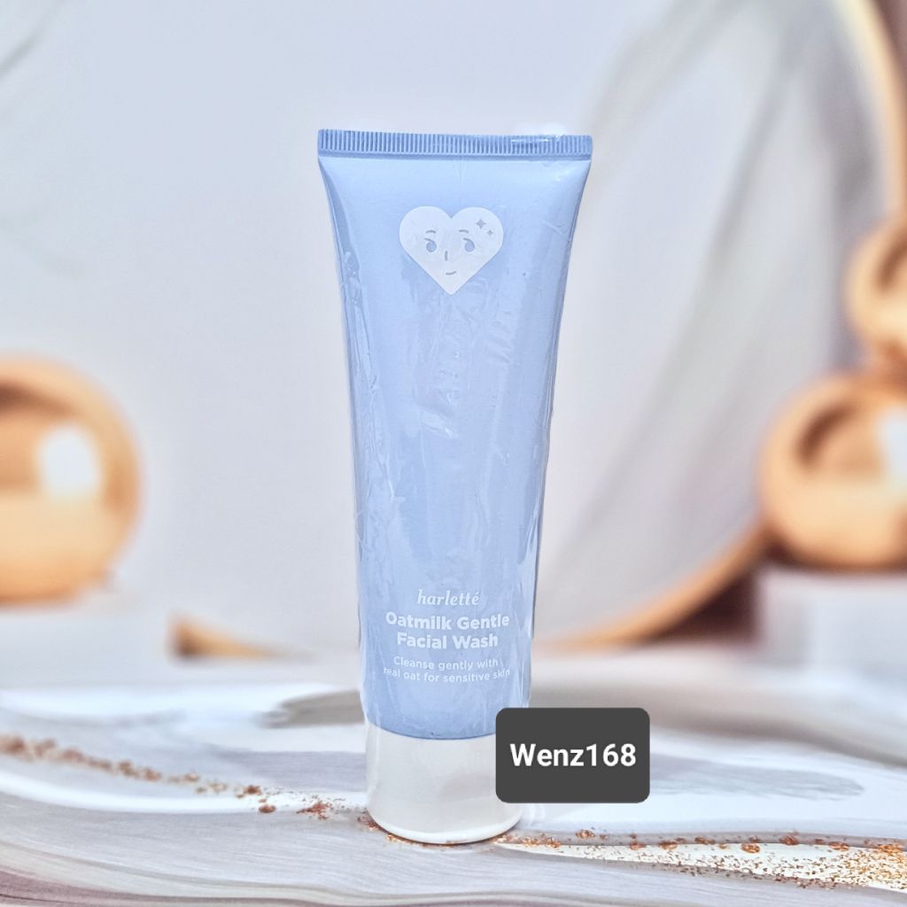 Jual Harlette Oatmilk Gentle Facial Wash 100gr | Sensitive, Dry ...