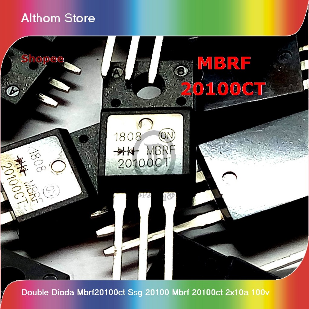 Jual double dioda mbrf20100ct ssg 20100 mbrf 20100ct 2x10a 100v ...