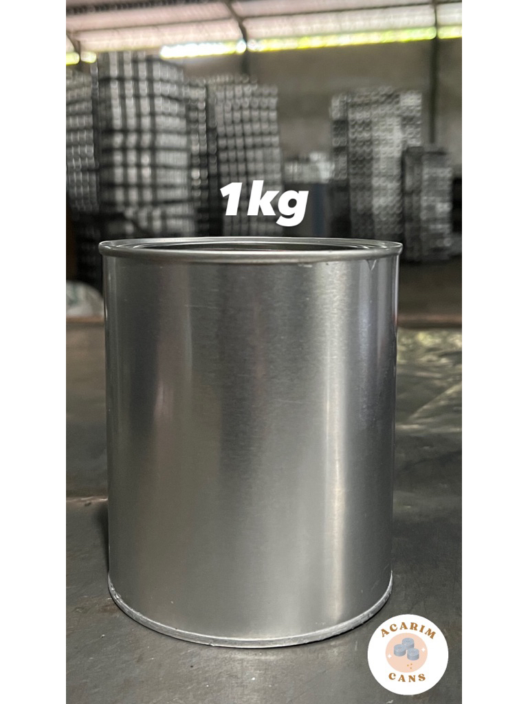 Jual Kaleng Kosong/ Kaleng Cat/ Kaleng Baru Polos 1 Kg | Shopee Indonesia