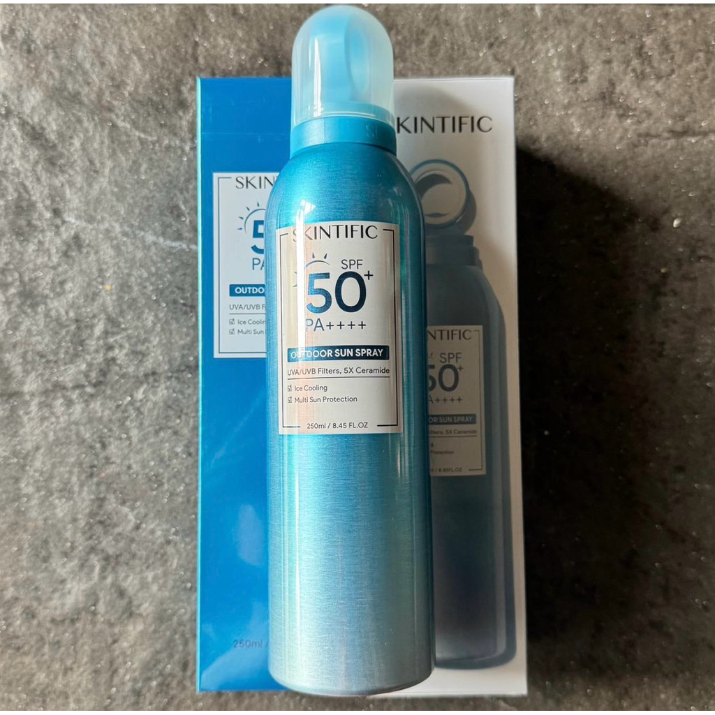 Jual SKINTIFIC Outdoor Sunscreen Spray SPF 50+ PA++++ UVA/UVB Filters ...