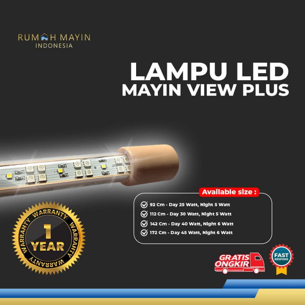 Jual (KHUSUS INSTANT) MAYIN Lampu LED MAYIN PLUS Aquarium ikan Arowana ...