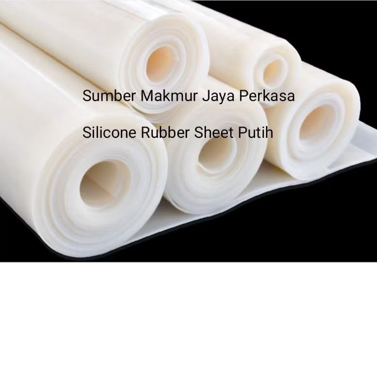 Jual Silicone Rubber Sheet 5mm x 100cm x 50cm / Silicone Putih Lembaran ...