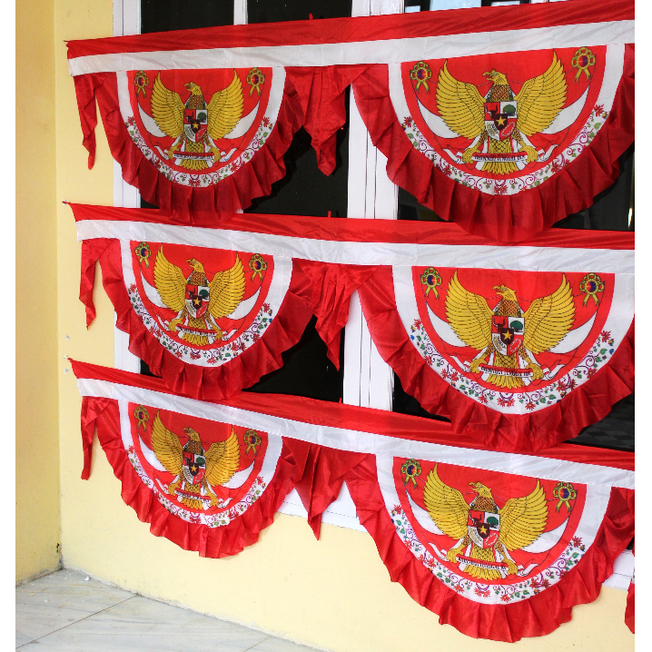 Jual BENDERA BEGRON GARUDA 5 GELOMBANG / BEGRON GARUDA 5 GELOMBANG ...