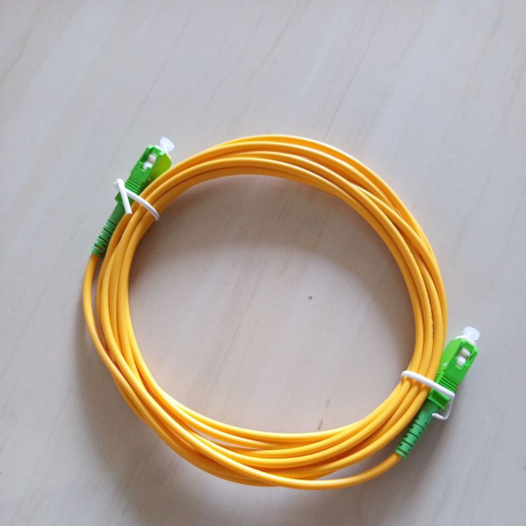 Jual PATCHCORD FO SC-APC FIBER OPTIK 3 Meter Patch Cord 3M (Meter) SM ...