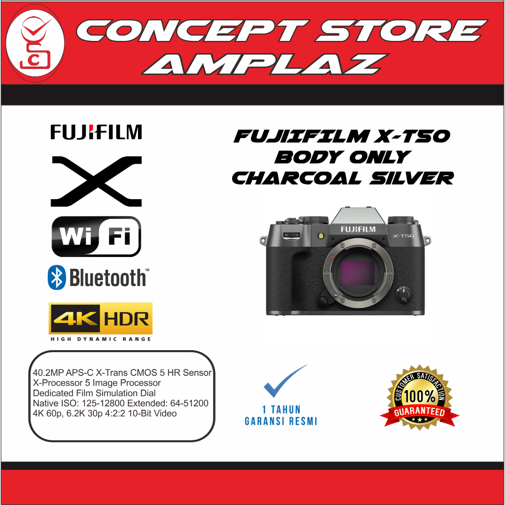 Jual Fujifilm XT50 Body Only Fuji X-T50 XT 50 Mirrorless Camera ...