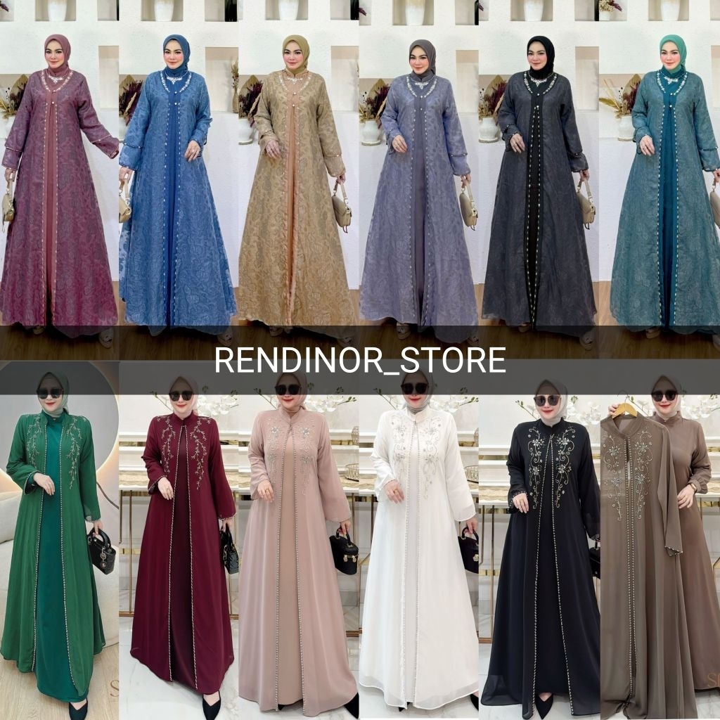 Jual ADELINE NOVA SET GAMIS DRESS (INNER DAN OUTER) BY SHINBIE | Shopee ...