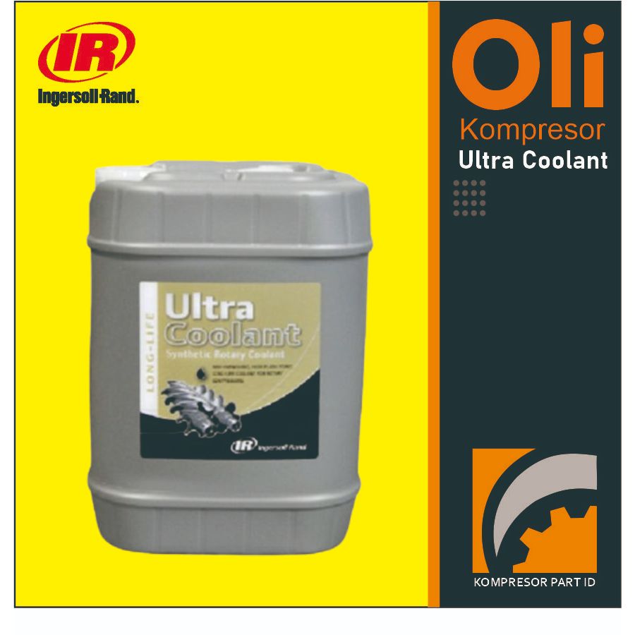 Jual OLI Kompresor Oil Compressor Screw Ultra Coolant Rotary Ingersoll ...