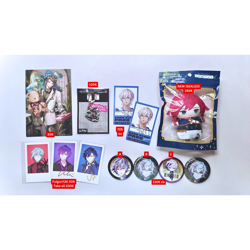 Jual [MISC] Nijisanji JP EN Nijidatoka Nijipuppet Luxiem Inami Rai ...