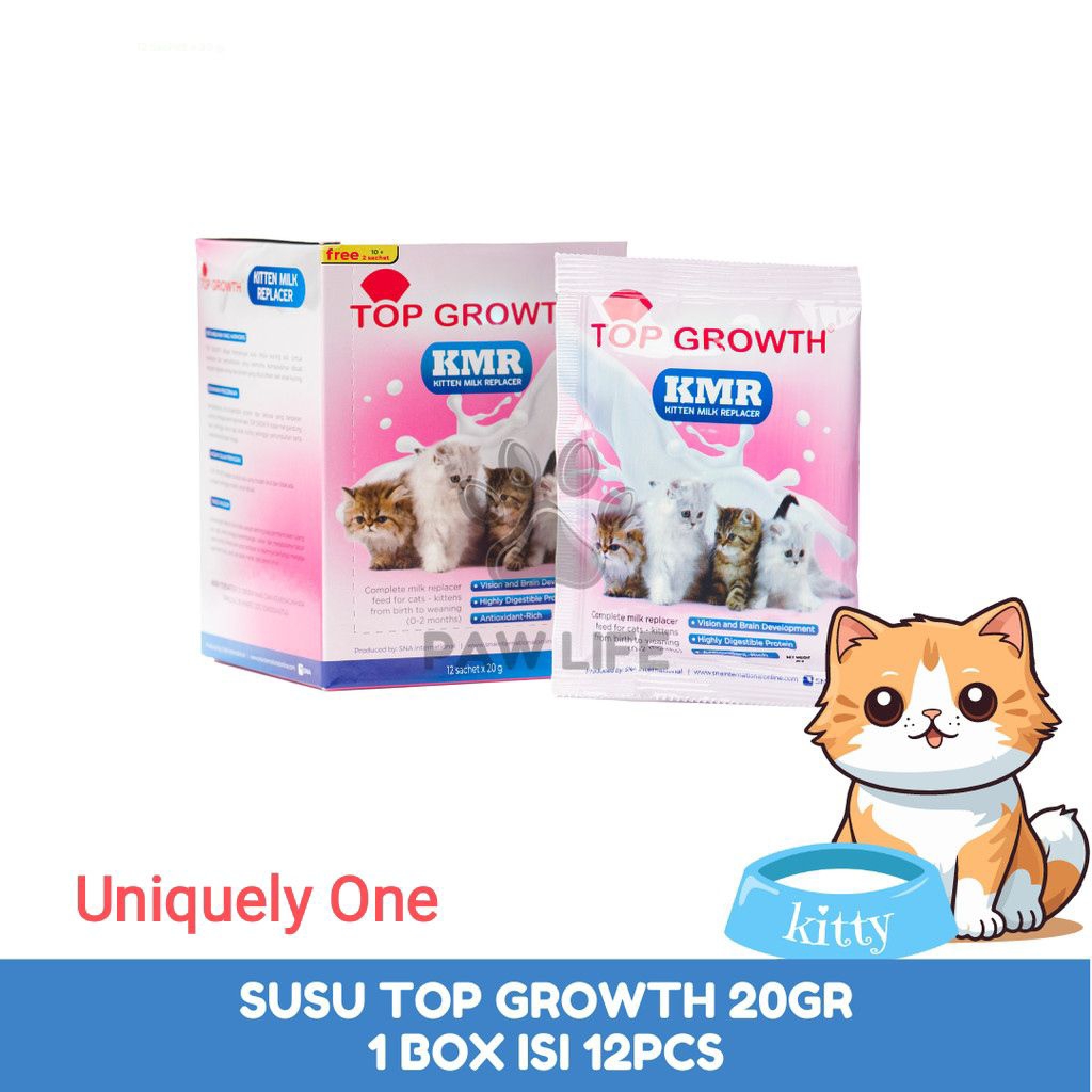 Jual Susu Anak Kucing TOP GROWTH Sachet 20 gr - Kitten Milk Replacer 0 ...