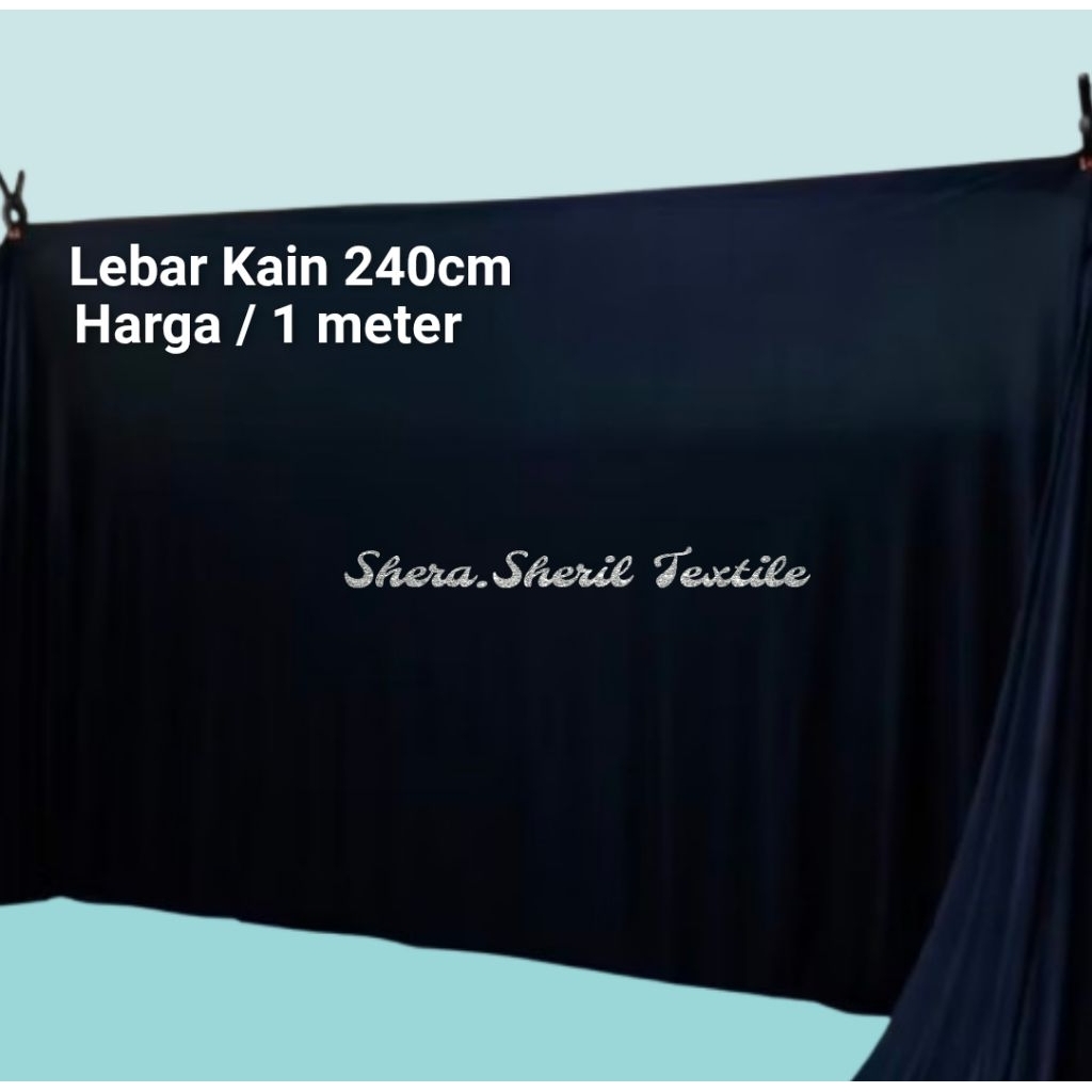 Jual Kain Hitam Polos Meteran Lebar 240 cm - Kain Background Foto, Kain ...