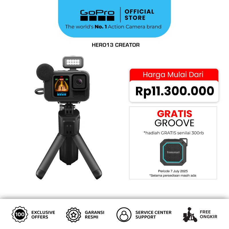 Jual [PRODUK BARU] GoPro HERO13 Black Creator Edition Action Camera ...