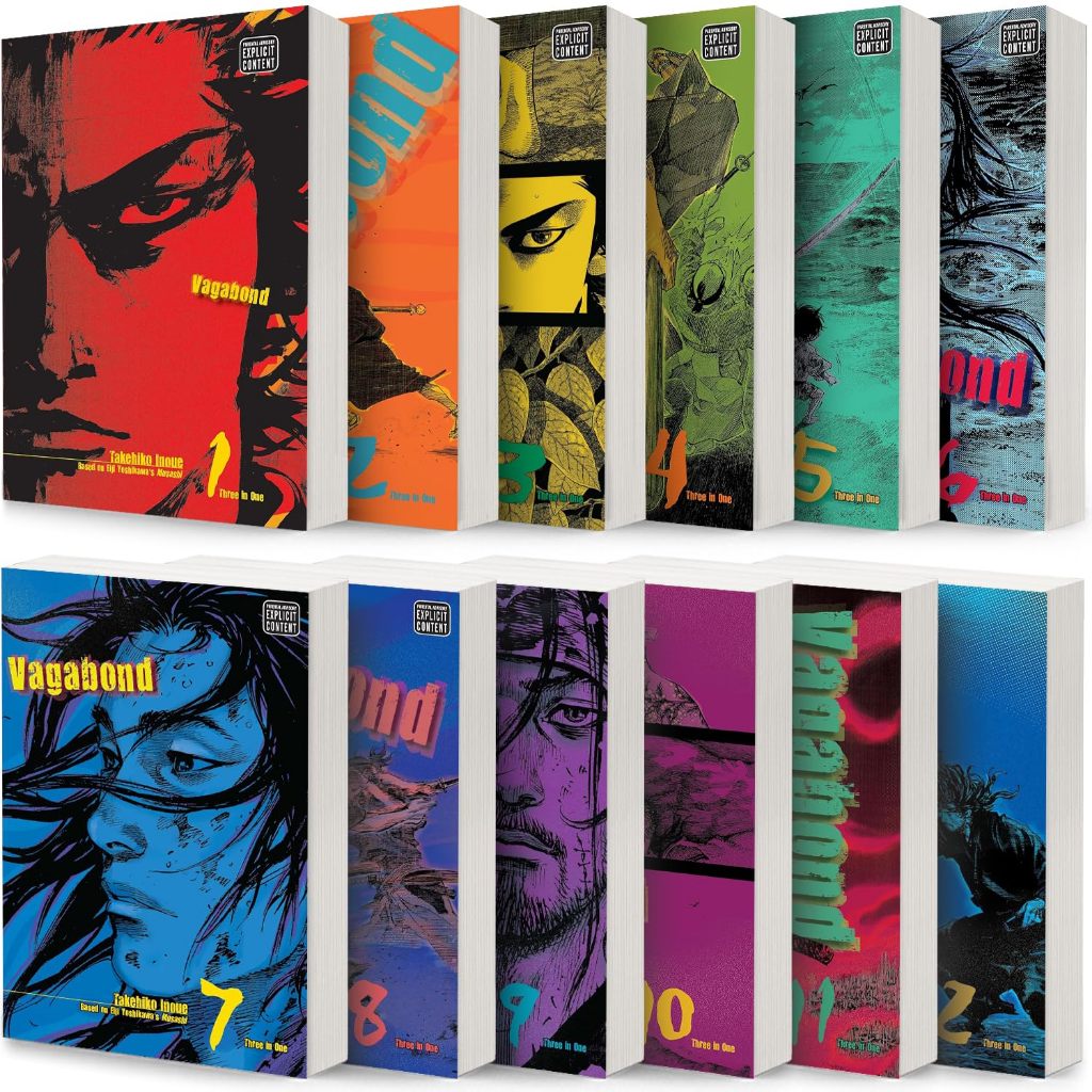 Jual (ENGLISH) - Vagabond Complete Collection Manga Set (Vol 1-12) by ...