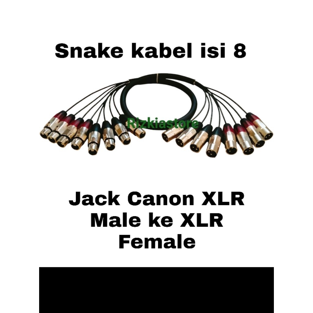 Jual Snake kabel 8Chanel Kabel Snek isi 8 15 Meter | Shopee Indonesia