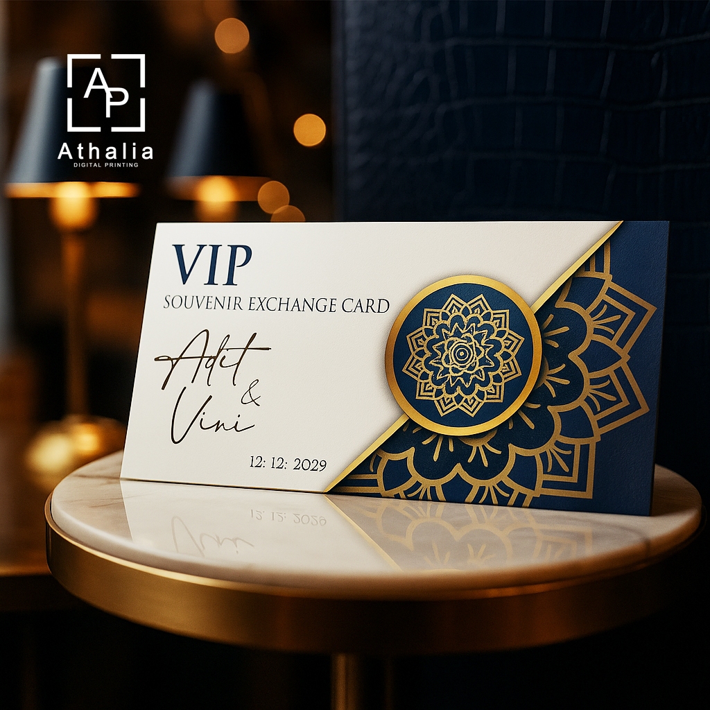 Jual Kartu Souvenir VIP | Kupon Souvenir Pernikahan VIP01 | Shopee ...