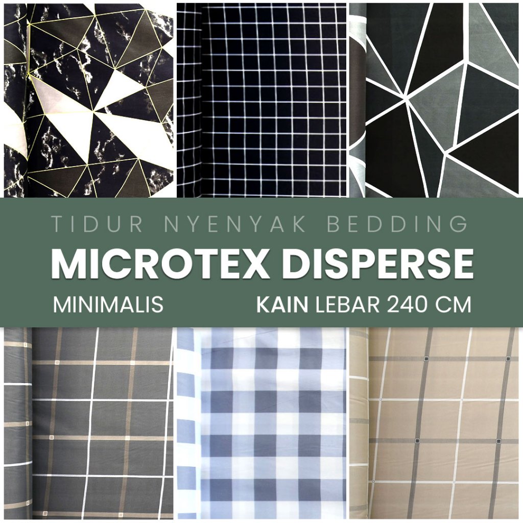 Jual KAIN KATUN MICROTEX DISPERSE PER 50 CM GUCI CHANEL TABUR POLKA ...