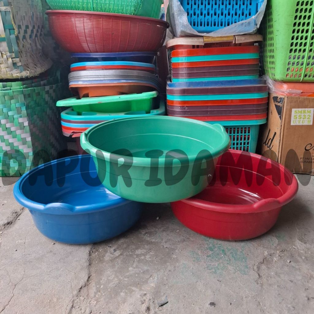 Jual BASKOM PLASTIK 25 WARNA SSCM 012 40 CM KHUSUS PENGIRIMAN INSTANT ...