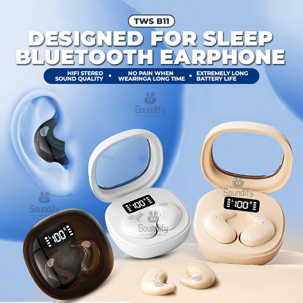 Jual [SOUNDIFY] Sleeping Earphone Wireless B11 Headset Bluetooth Tidur ...