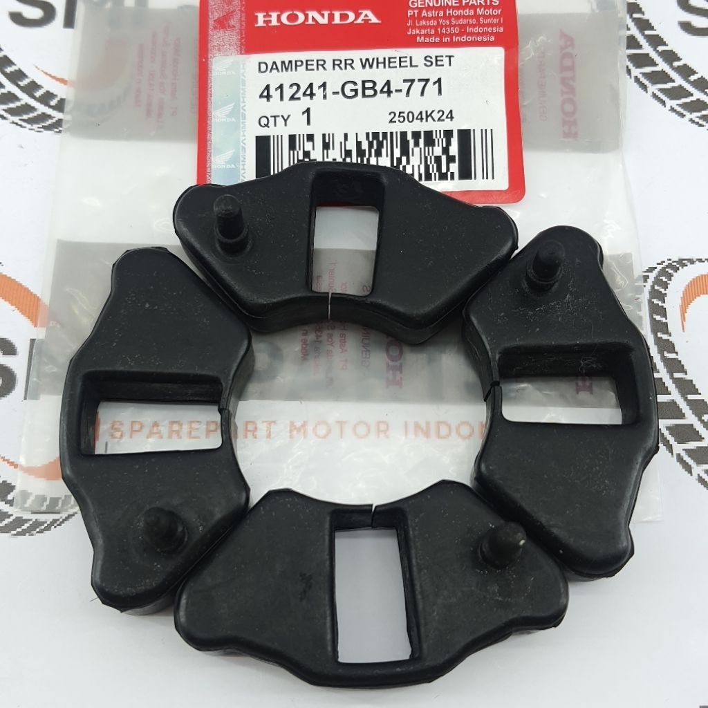 Jual 41241-GB4-771 KARET TROMOL GEAR KARET DAMPER RR DAMPER RR WHEEL ...