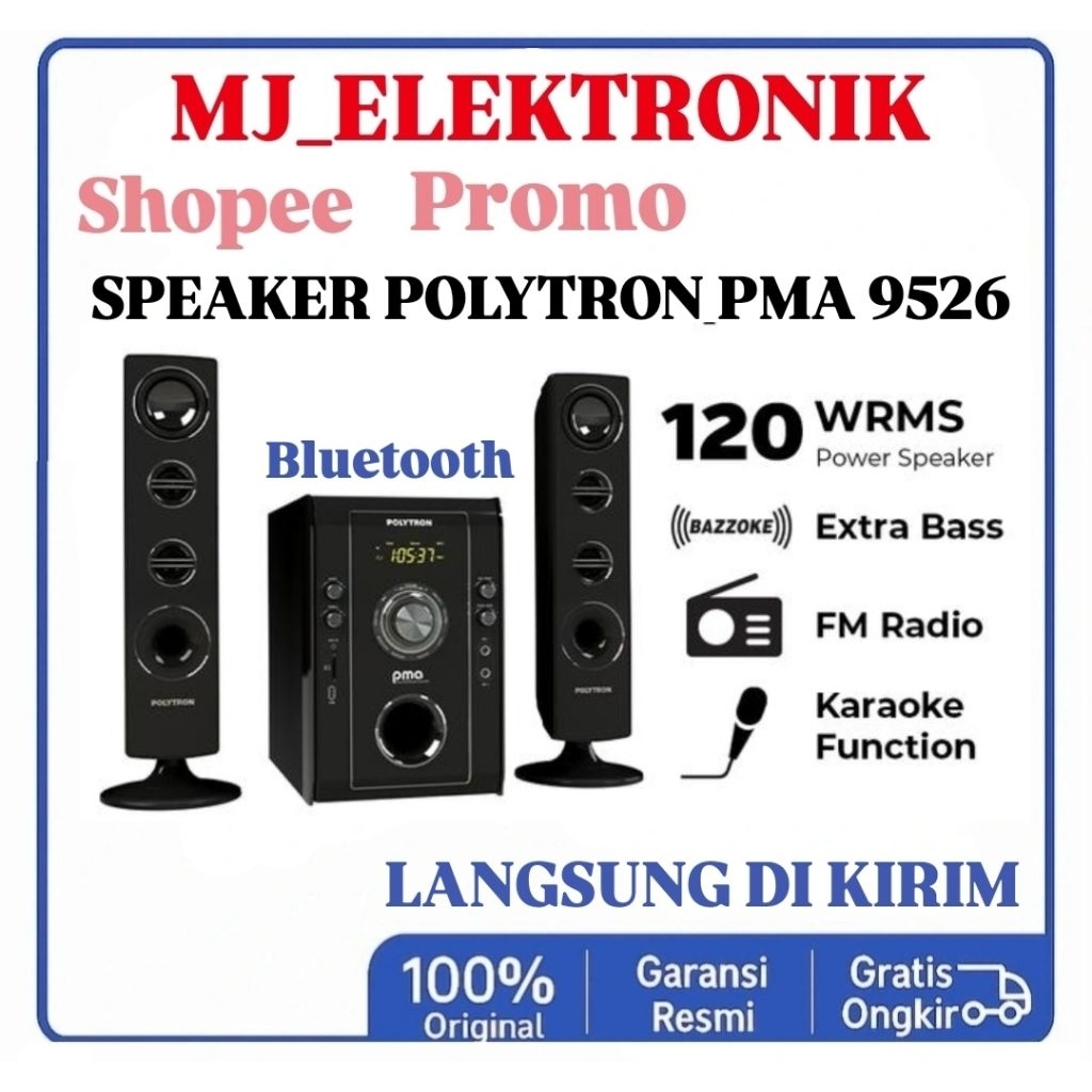 Jual SPEAKER POLYTRON PMA 9526 | Shopee Indonesia