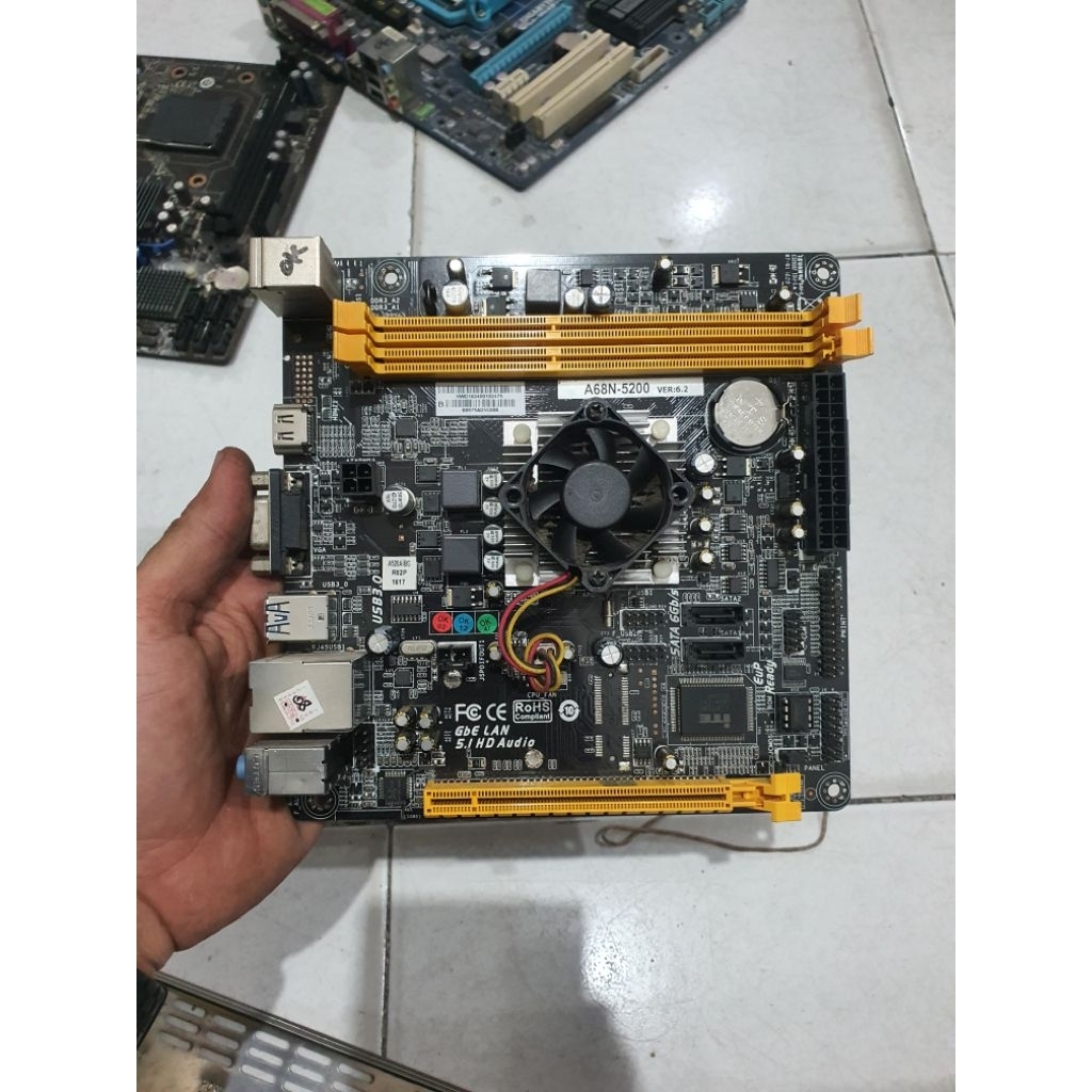 Jual Mobo biostar A68N-5200 ddr3, motherboard biostar, normal | Shopee ...