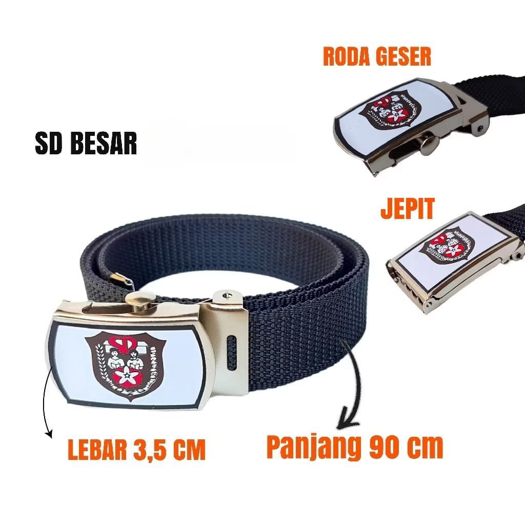 Jual SABUK IKAT PINGGANG SEKOLAH SD BAHAN NILON GESPER BESI | Shopee ...