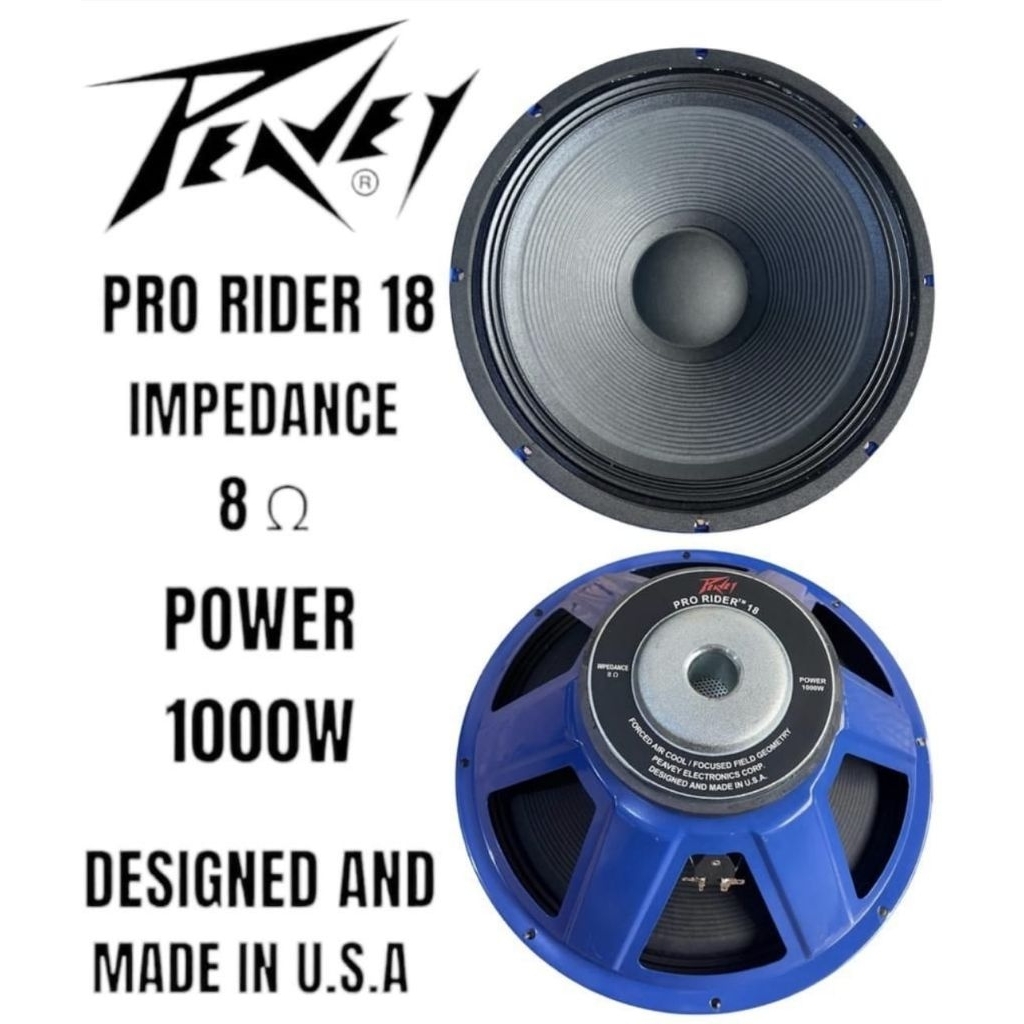 Jual SPEAKER SUBWOOFER PEAVEY PRORIDER 18 INCH 1000 WATT VC 4 INCH ...
