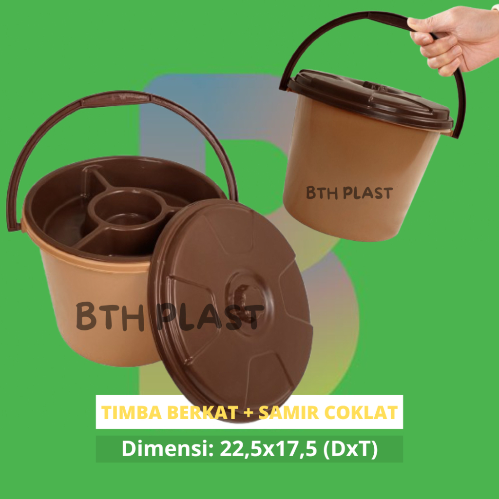 Jual TIMBA BERKAT + Samir / Bakul Nasi / Baskom Plastik / Berkat ...