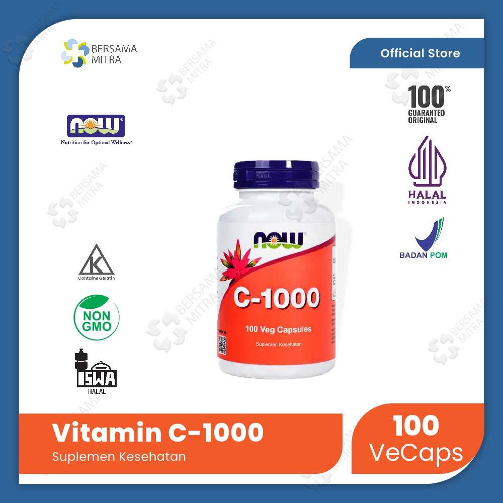 Jual NOW Vitamin C-1000 – Suplemen Imun Tubuh | 100 VegeCaps | Shopee ...