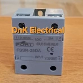 Jual Solid State Relay 1 Phase Fort FSSR-25DA 25A DC-AC | Shopee Indonesia