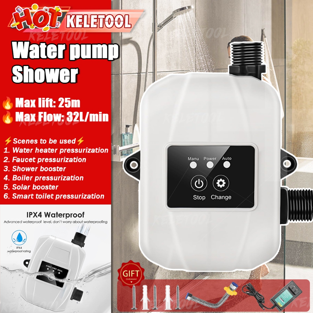 Jual 250W Automatis Pompa Booster Pendorong Air Shower Menit Pump Air ...