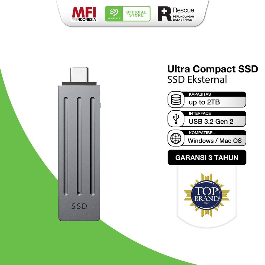 Jual Seagate Ultra Compact SSD 1TB 2TB Portable SSD / SSD Eksternal ...