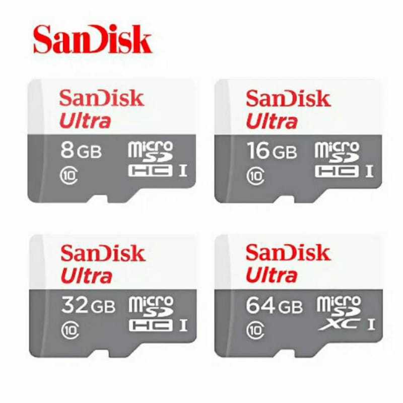 Jual Sandisk Memory Card Micro SDHC Class 10 16GB / 32GB / 64GB / 128GB micro sd card | Shopee ...