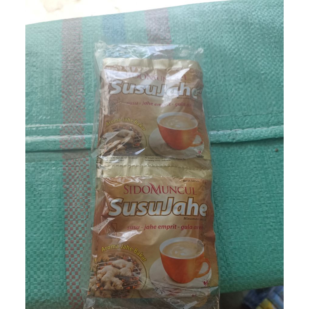 Jual 12 sachet SUSU JAHE SACHET jahe empret gula aren | Shopee Indonesia