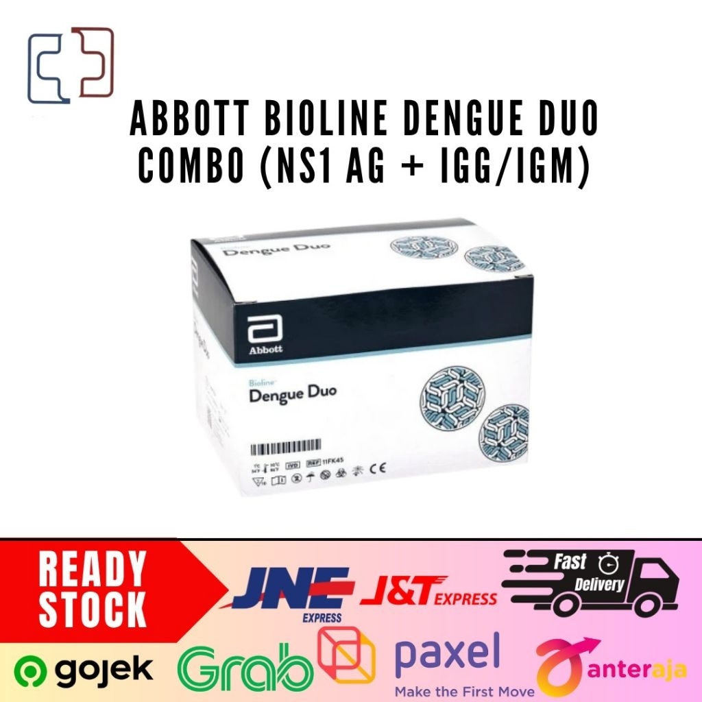 Jual Abbott Bioline Dengue Duo (NS1+ IgG IgM) isi 25 Test | Shopee ...