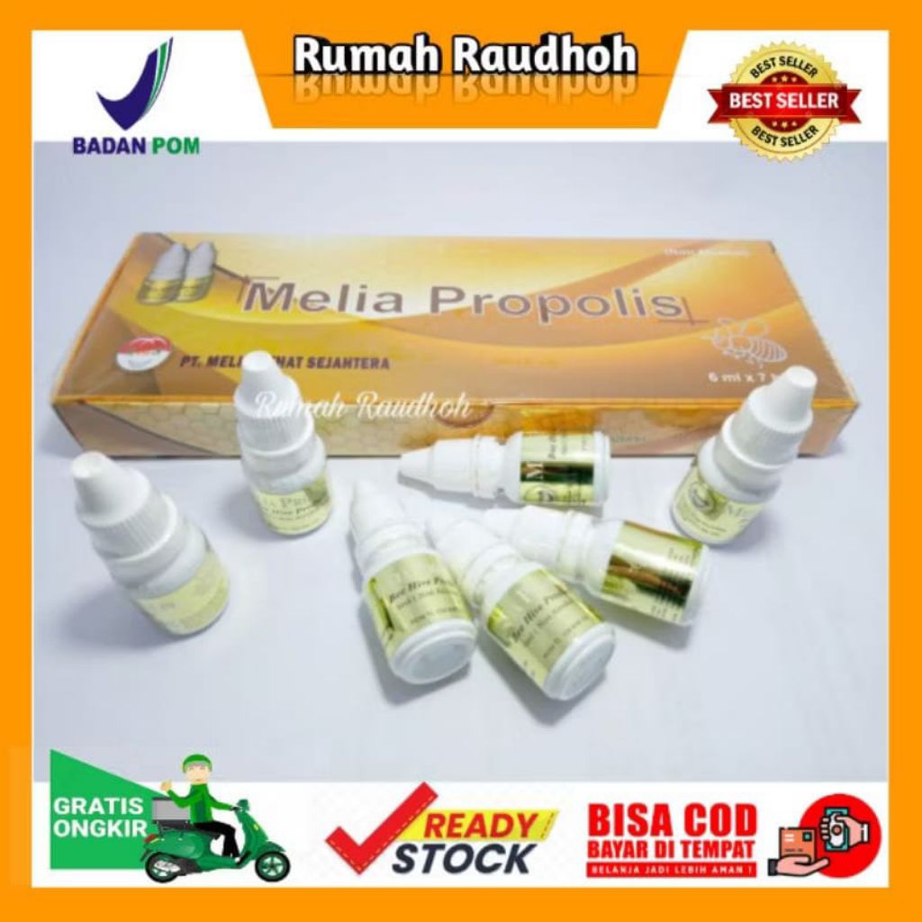 Jual MELIA PROPOLIS 6 ML ORIGINAL MELIA SEHAT SEJAHTERA - MENINGKATKAN ...