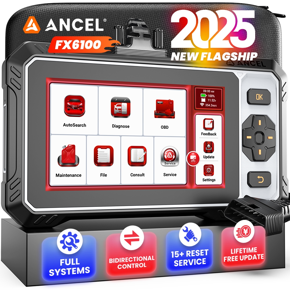 Jual ANCEL FX6000 OBD2 Automotive Scanner 4 System ABS EPB BMS ETS Oil ...