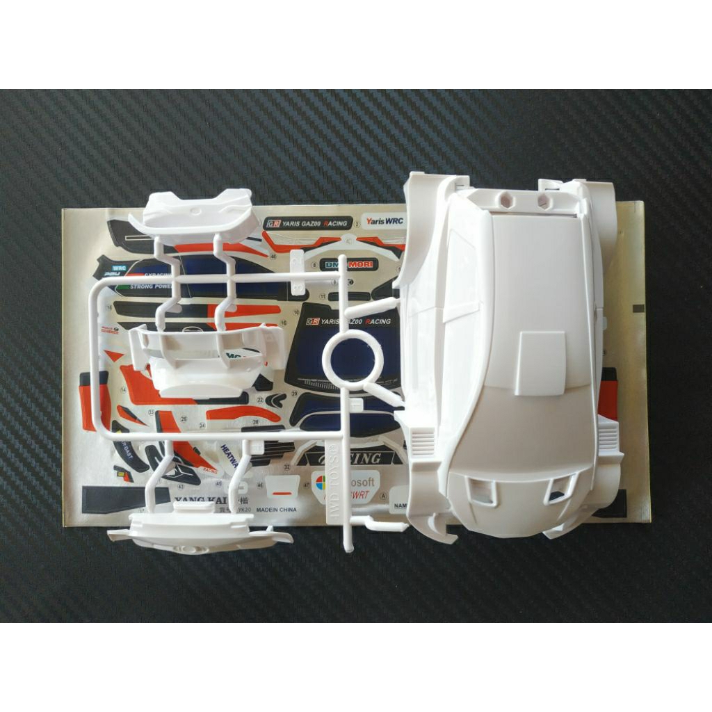 Jual Body Tamiya Toyota Gazoo Yaris WRC for MA / FMA Chassis - Rep ...