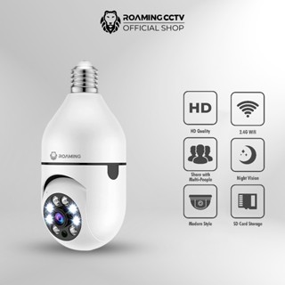 Jual Roaming Kamera CCTV Bohlam Lampu Full HD 360° with Night Vision ...