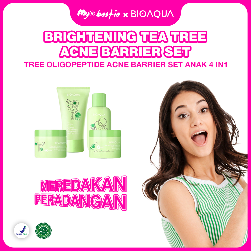 Jual [My Bestie Official] BIOAQUA Tea Tree Oligopeptide Acne Barrier ...