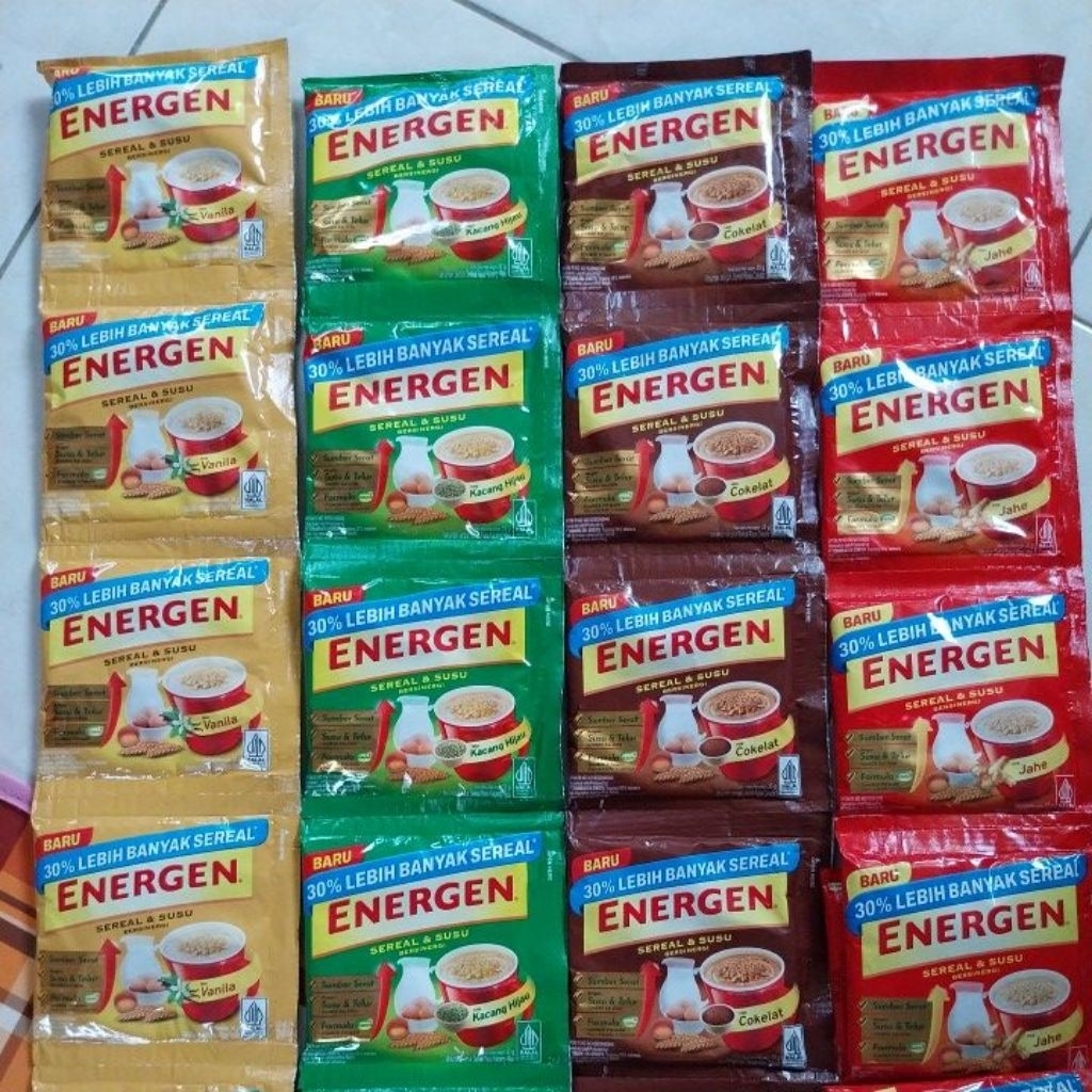 Jual Energen Sereal 1 renteng renceng isi 10 Sachet | Shopee Indonesia
