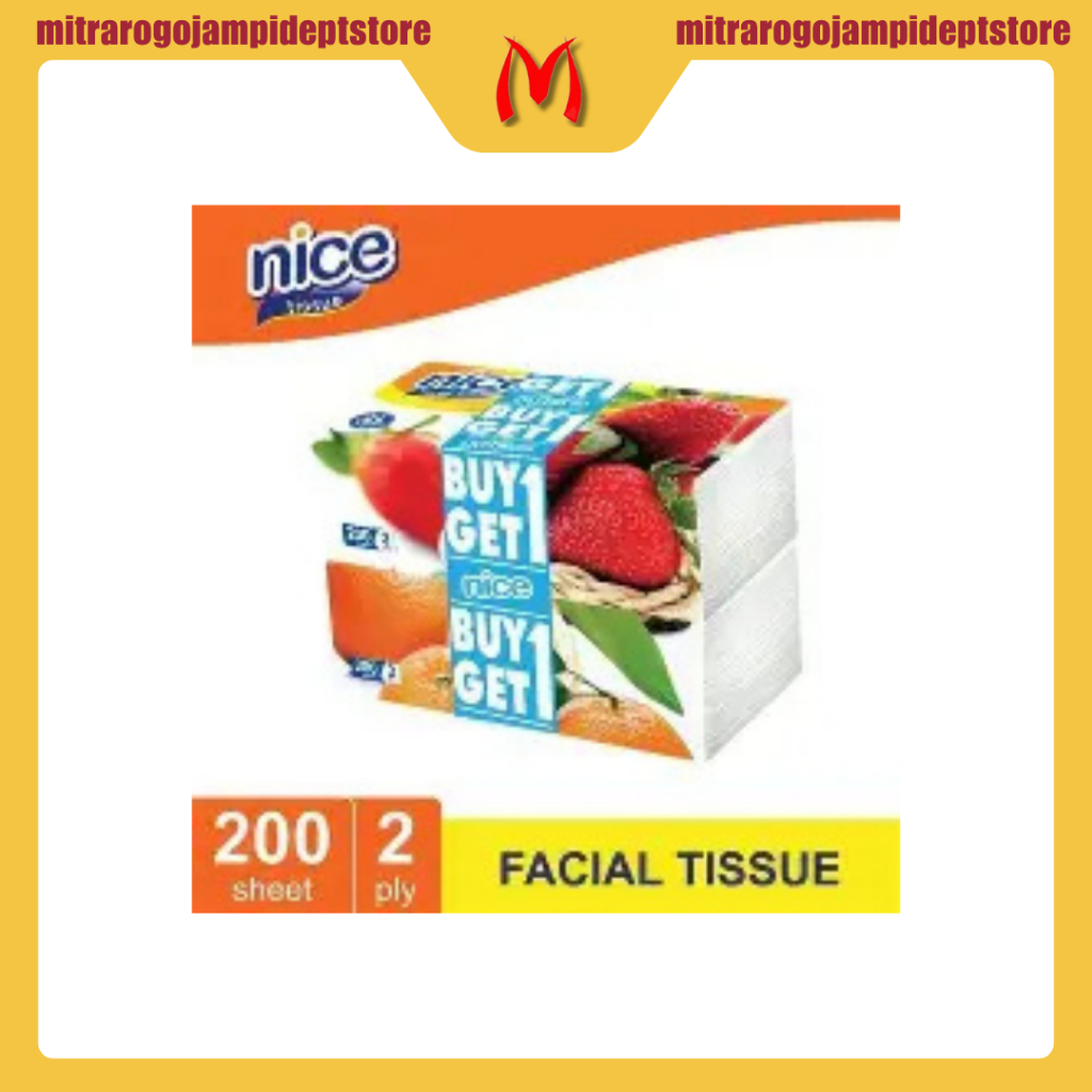 Jual Tissue Wajah NICE 200 sheets 2 play | Shopee Indonesia